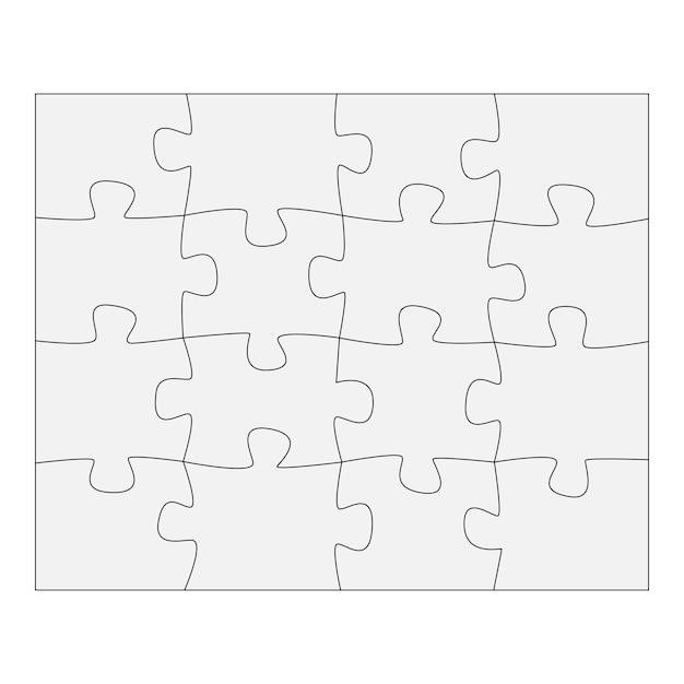 Puzzle Piece Templates: Fit Together Perfectly (PDF)